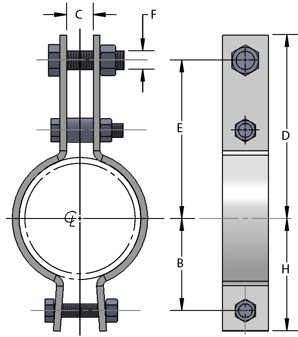 STEEL PIPE CLAMPS - I. RAUCH'S SONS INC.